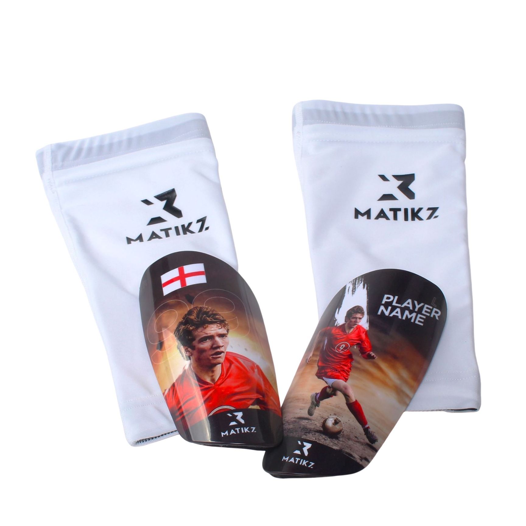 Pro Shin Guard Sleeve White - Matikz Football Store